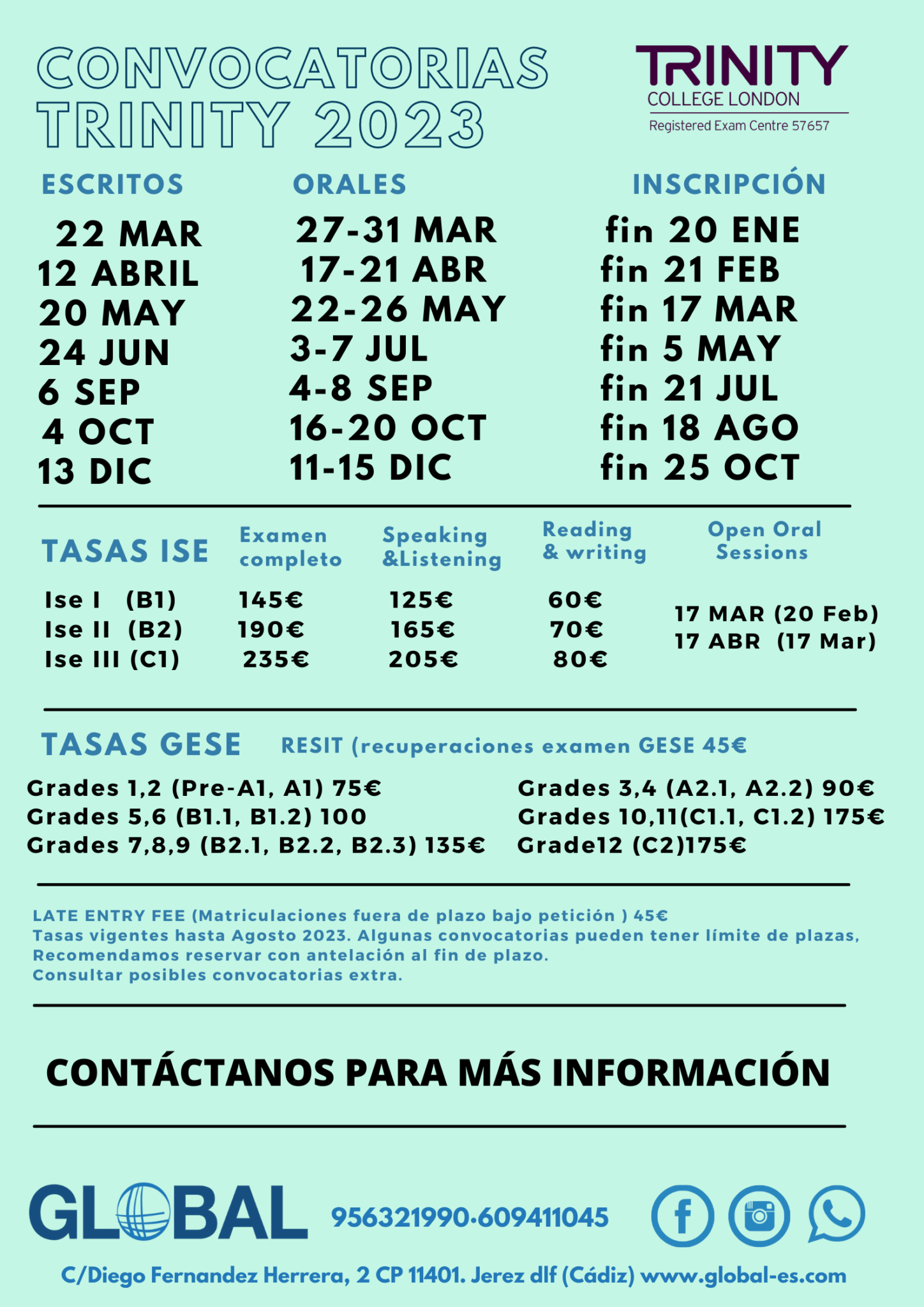 Trinity Exams - Academia Global