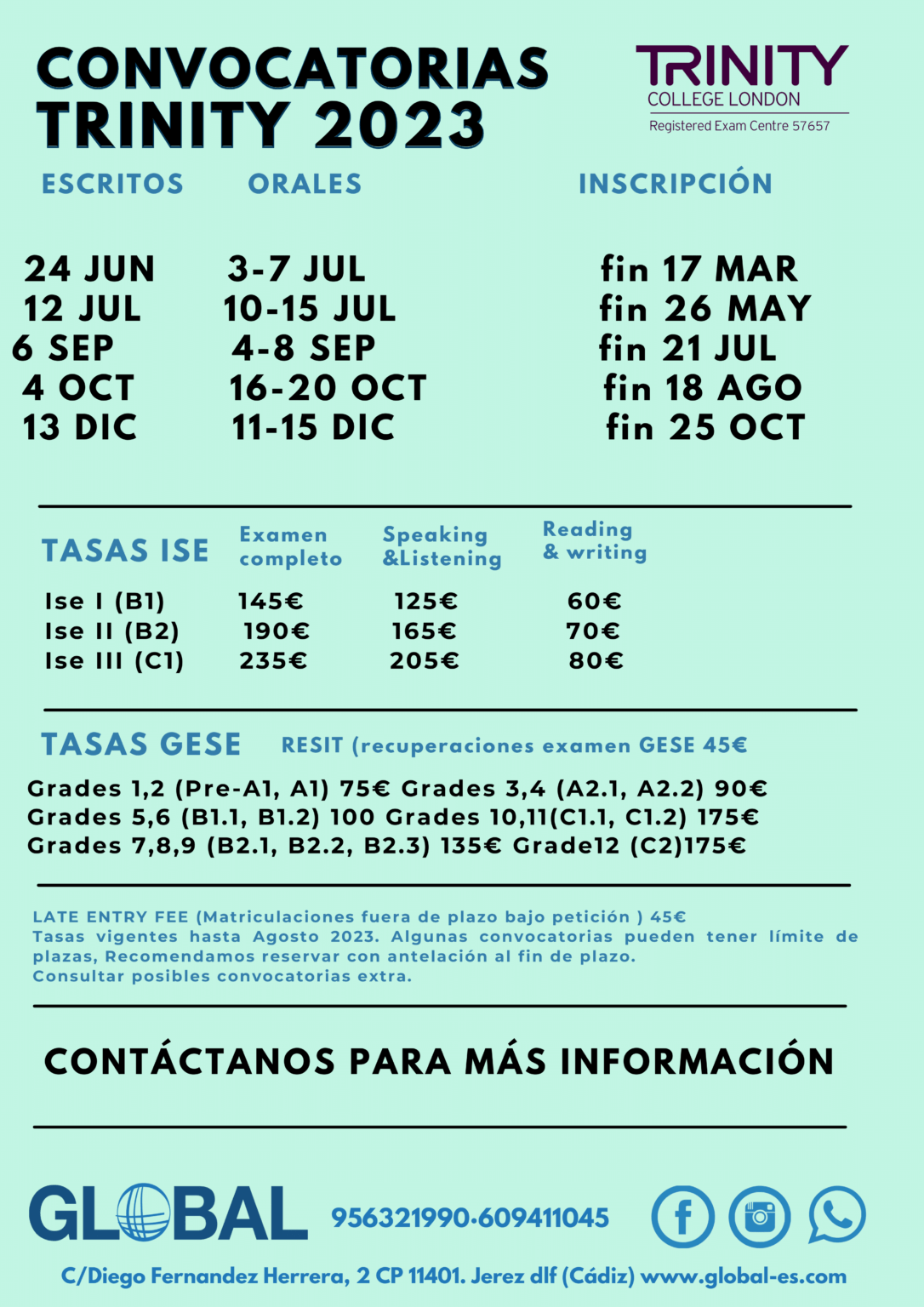 Trinity Exams - Academia Global